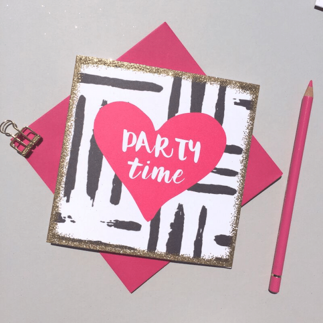 Always Sparkle Party Time Card