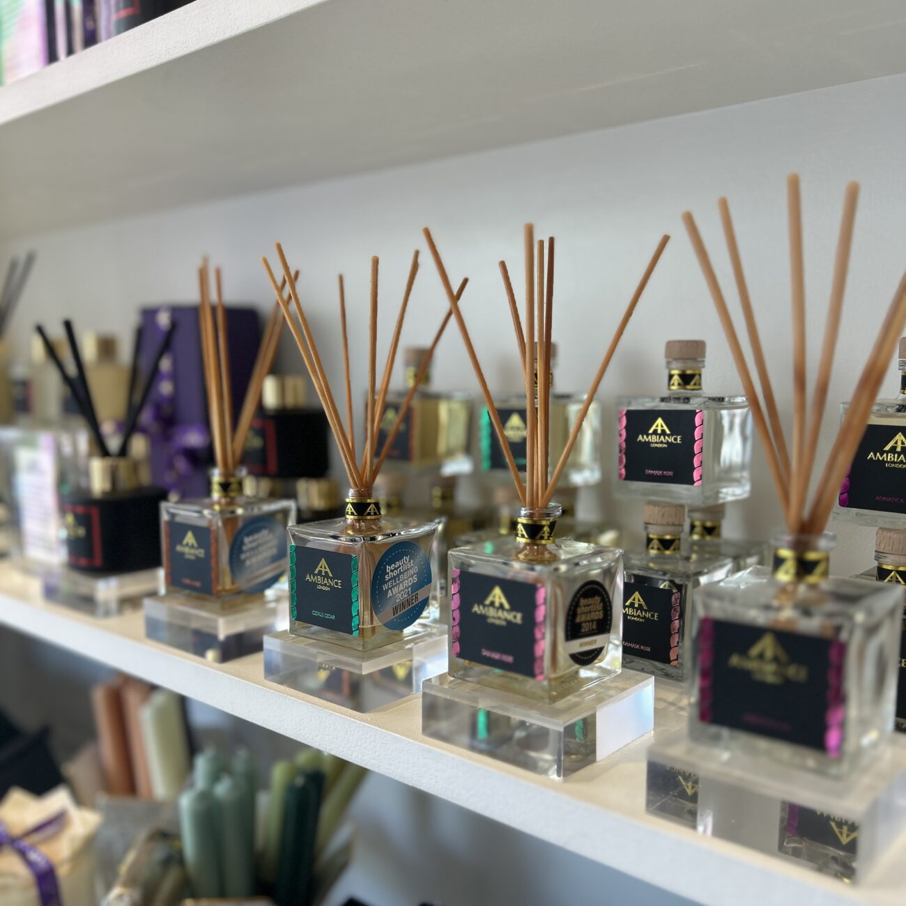 Ambra Amber Luxury Scented Reed Diffuser | Luxury Room Diffuser