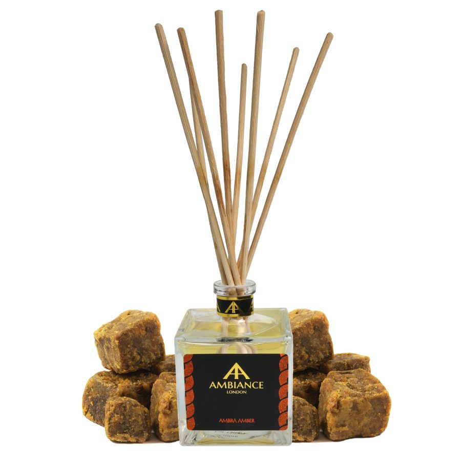 Ambra Amber Luxury Scented Reed Diffuser | Luxury Room Diffuser